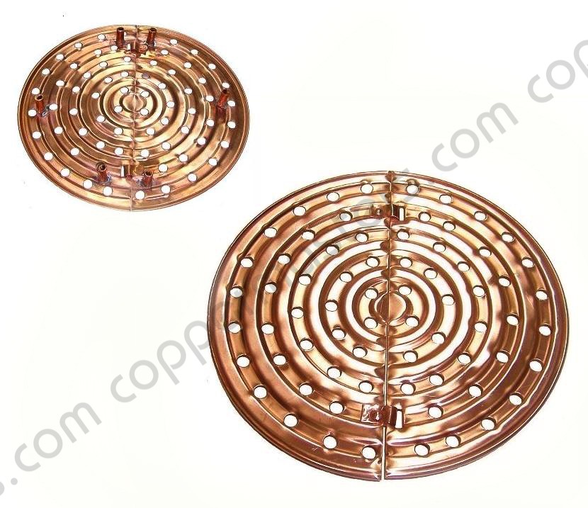 Copper Sieve Tray for Alembic Still - Copper Masters Portugal